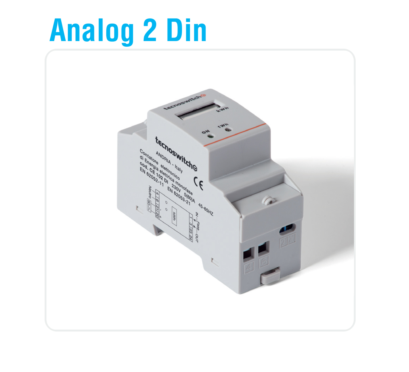 CE 102 DI - Tecnoswitch